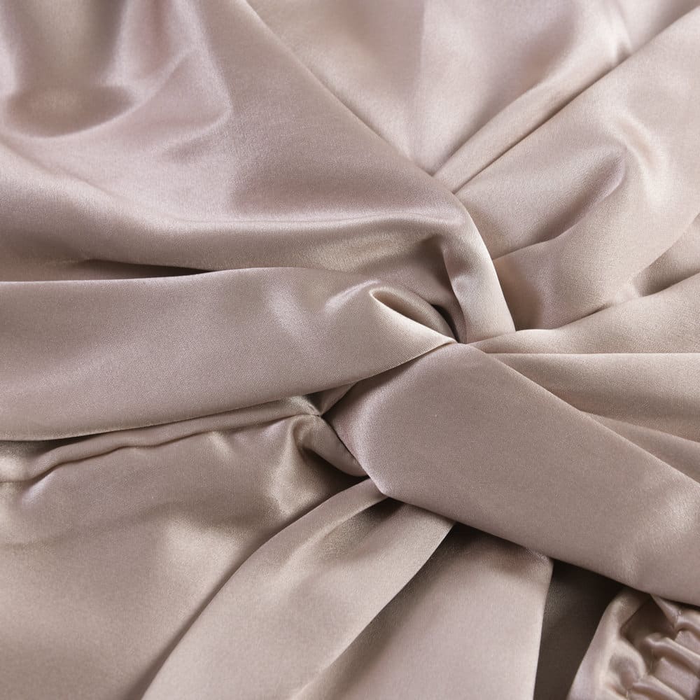 Turban Roz Mătase Naturală 100% Mulberry 22 Momme 6a